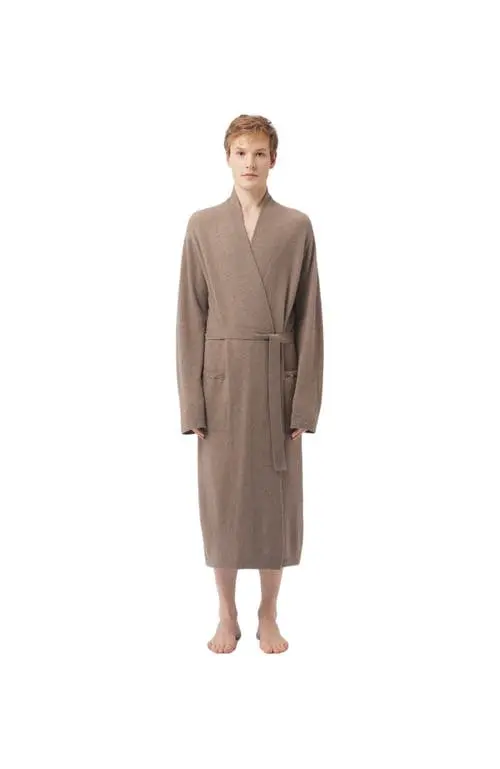 GOBI MONGOLIAN CASHMERE Cashmere Robe - Taupe
