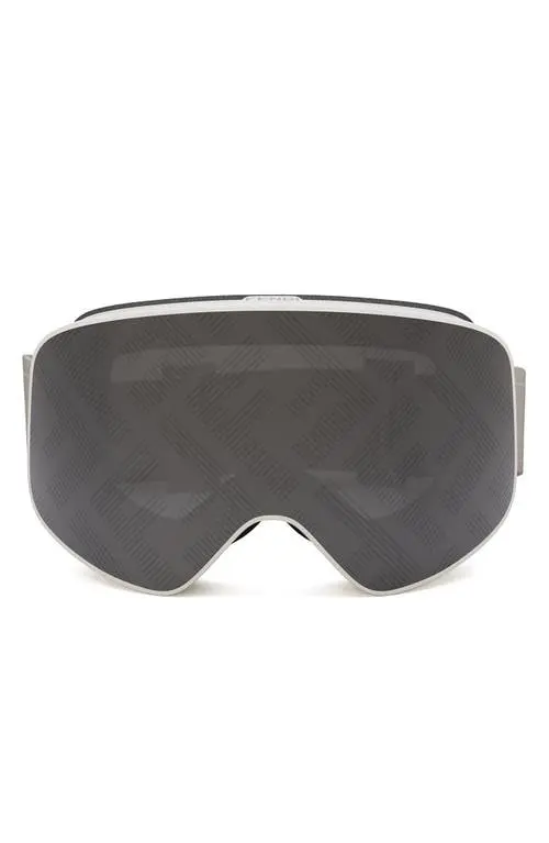 Fendi Ski Mask With Logo Lens - Grey/ Smoke Mirror