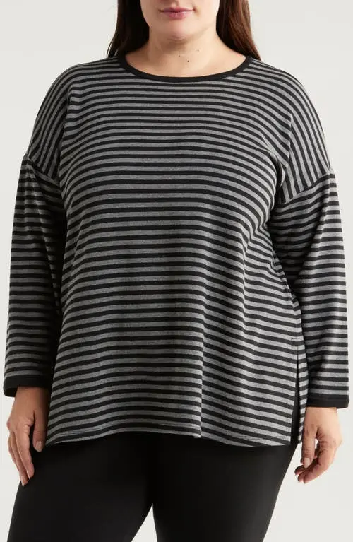 Eileen Fisher Stripe Long Sleeve Top