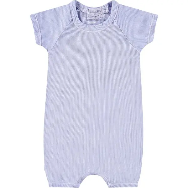 PAIGELAUREN Rib Romper - Periwinkle