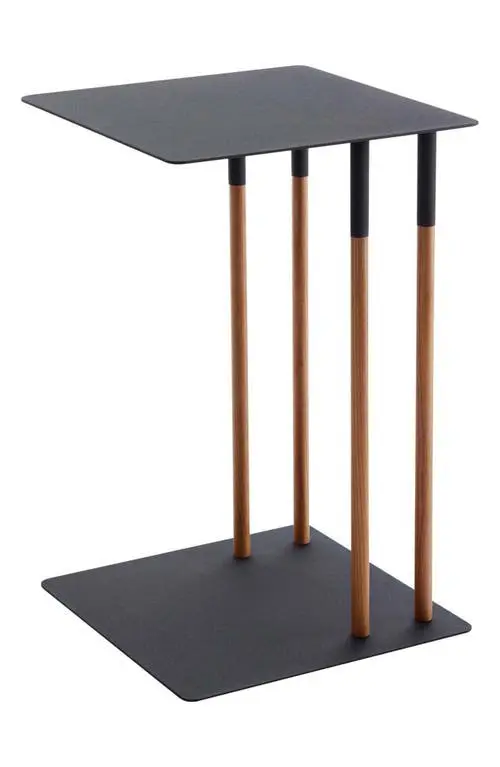 YAMAZAKI Sliding Side Table - Black