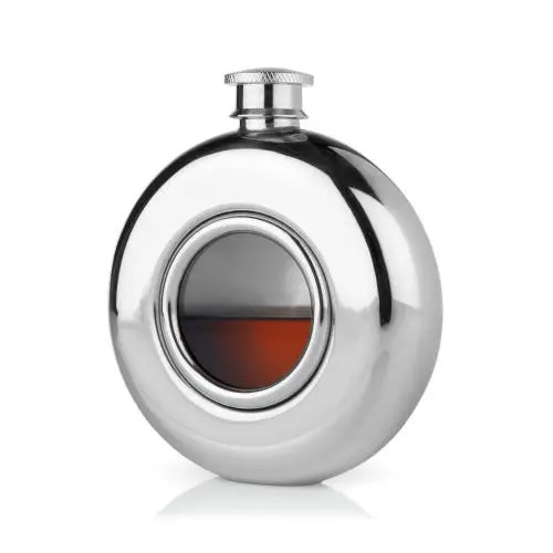 VISKI Irving 5 Oz Scope Flask In Stainless Steel