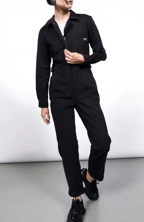 WILDFANG The Essential Long Sleeve Coverall - Black