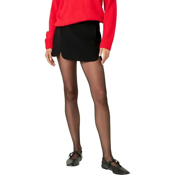 English Factory Rounded Slit Skort