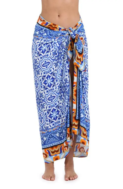 La Blanca Alboran Cover-up Pareo - Blue