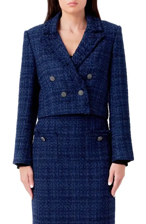 Endless Rose Bouclé Tweed Jacket