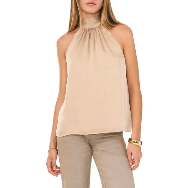 1.State Tie Back Textured Sleeveless Top