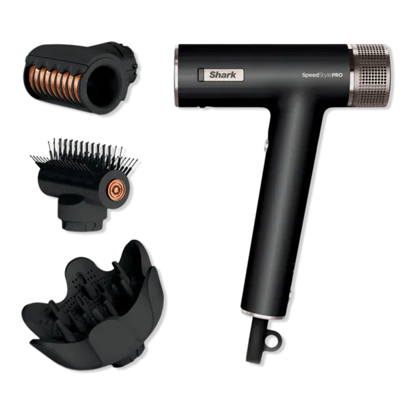 SHARK BEAUTY Speedstyle Pro Professional Performance High-velocity Hair Dryer System & Diffuser - One-color