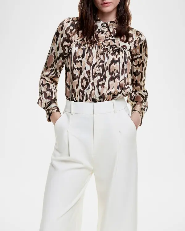 Smythe Shirred Blouse