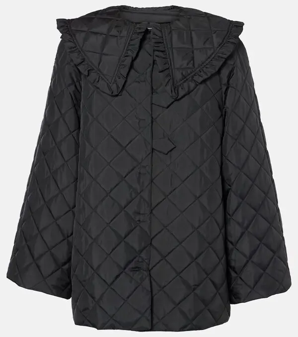 GANNI Quilted Ripstop Jacket
