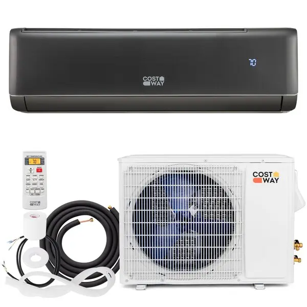 COSTWAY 12000 Btu Enabled Mini Split Air Conditioner & Heater With Heat Pump