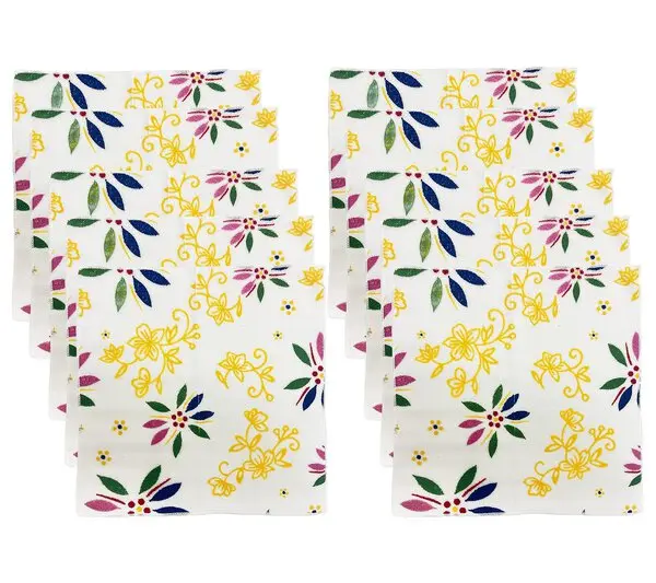 TEMP-TATIONS As Is Set/10 12 X 12 Microfiber Towel