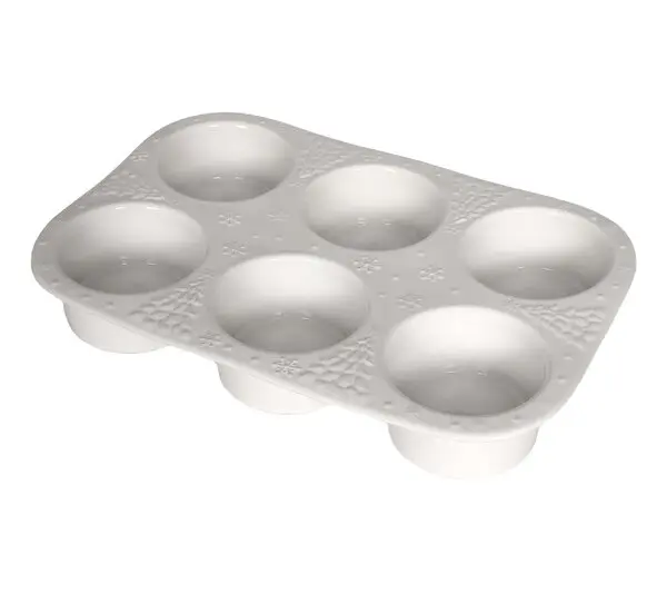 TEMP-TATIONS As Is Seasonal 6-cup Texas Muffin Pan