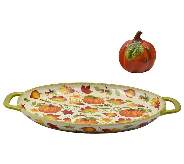 TEMP-TATIONS Seasonal Special Edition Ovalgiving Plate