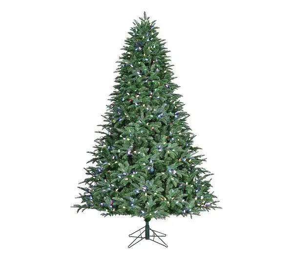 FRASER HILL FARM 7.5-ft. Jingle Pine Artificial Christmas Tree