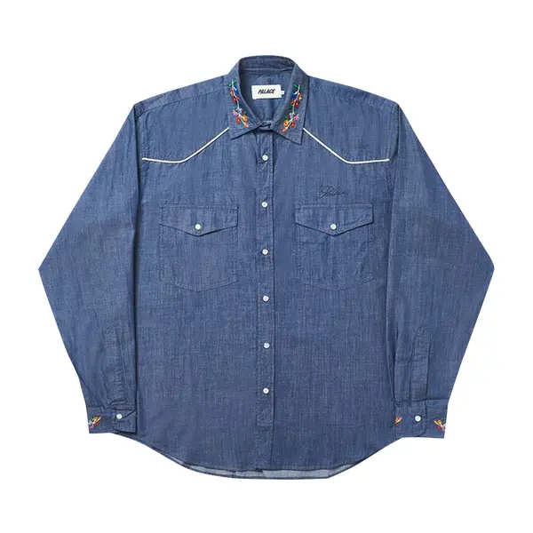 PALACE Ye-ha Shirt 'indigo - Blue