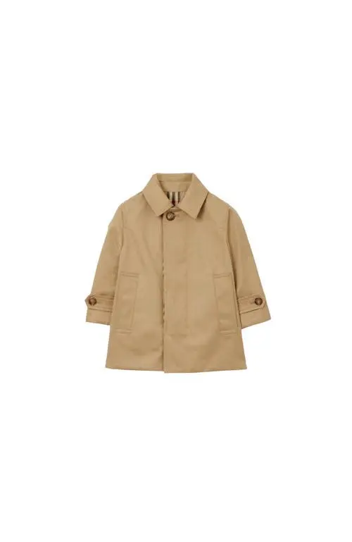 Burberry Reversible Check Gabardine Car Coat