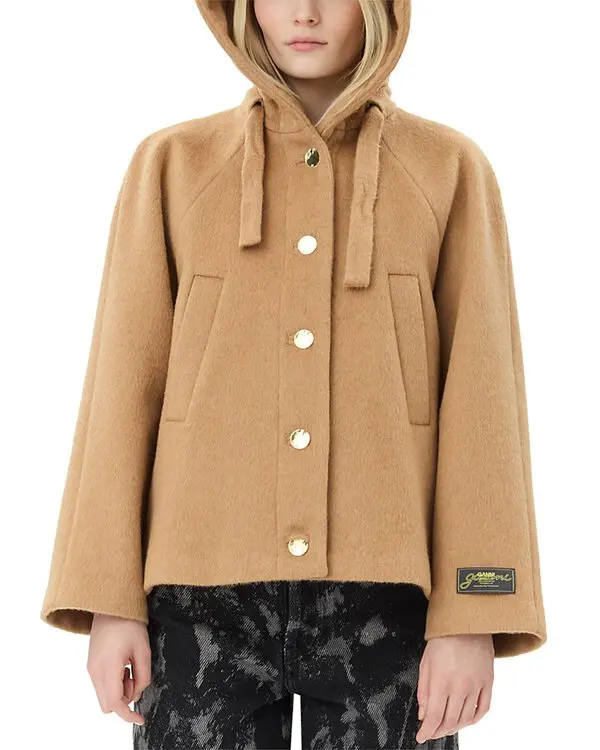 GANNI Wool-blend Jacket