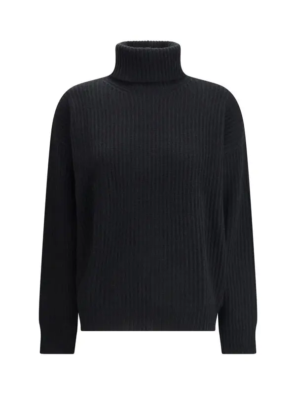 MADELEINE THOMPSON Oversized Wool And Cashmere Turtleneck Sweater