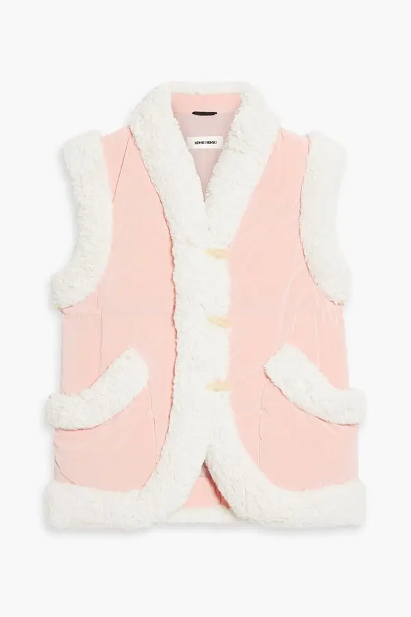 IENKI IENKI Keptar Teddy Fleece-trimmed Quilted Vest