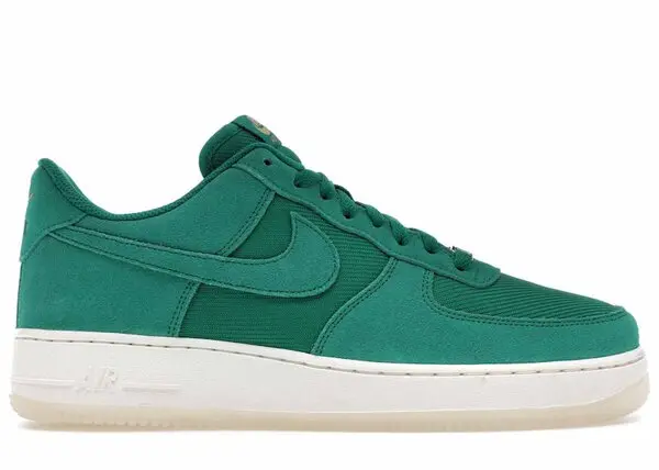 Nike Air Force 1 Low '07 Lv8 Sneakers - Malachite/pale Ivory/metallic Gold