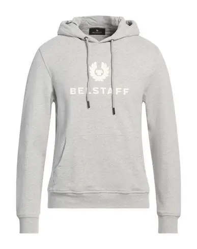 Belstaff Sweatshirt In Light Cotton With Hood - Grey