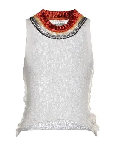Marni Top Virgin Wool, Cashmere, Viscose, Wool, Mohair Wool - White