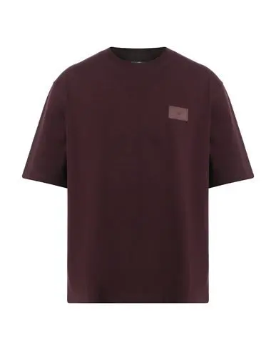Emporio Armani T-Shirt Burgundy Size Cotton In Red - 77% Off 