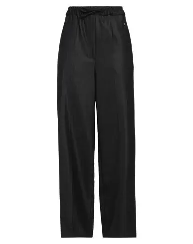 Sandro Flannel Pinstriped Wide-leg Pants - Grey