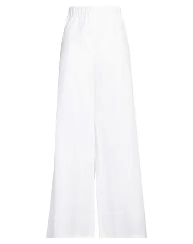 Max Mara Wide-leg Cotton Pants - White