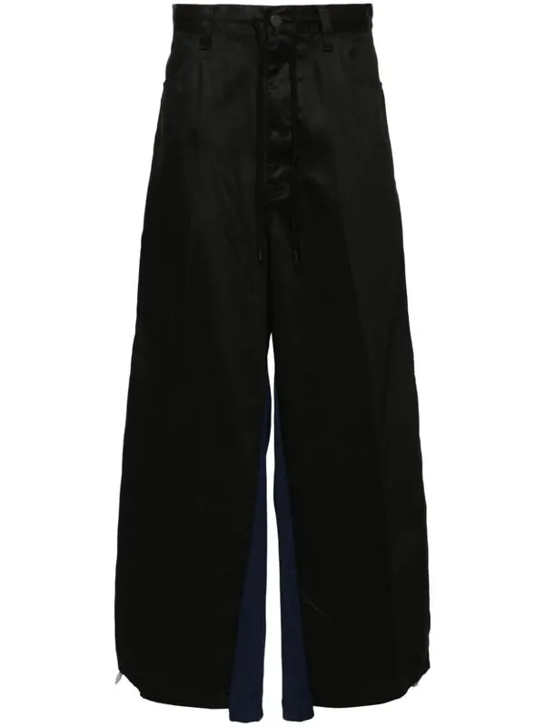 Facetasm Contrasting-panel Track Pants