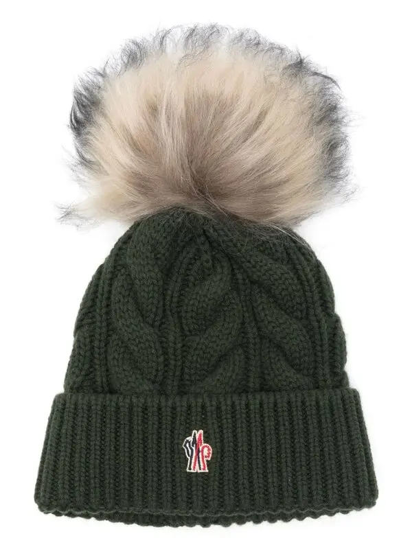 Moncler Pompom Beanie - Green