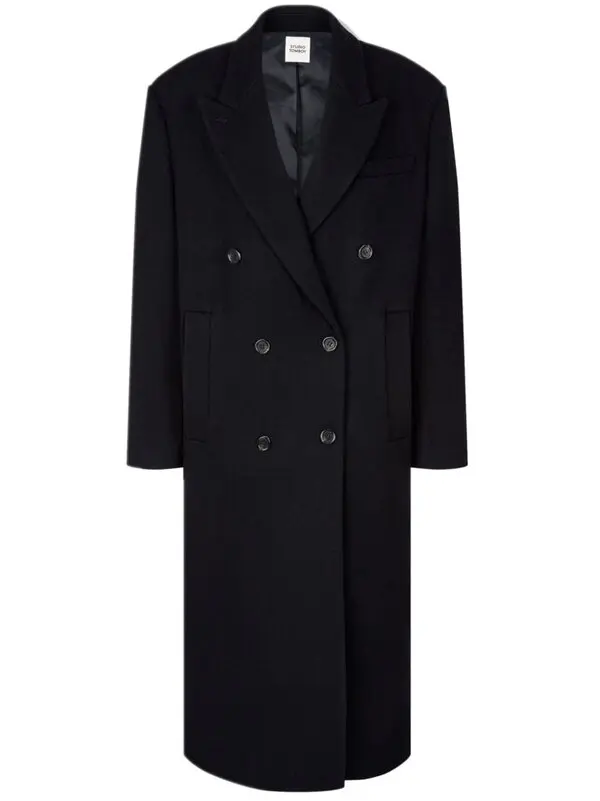 STUDIO TOMBOY Double-breasted Coat - Blue