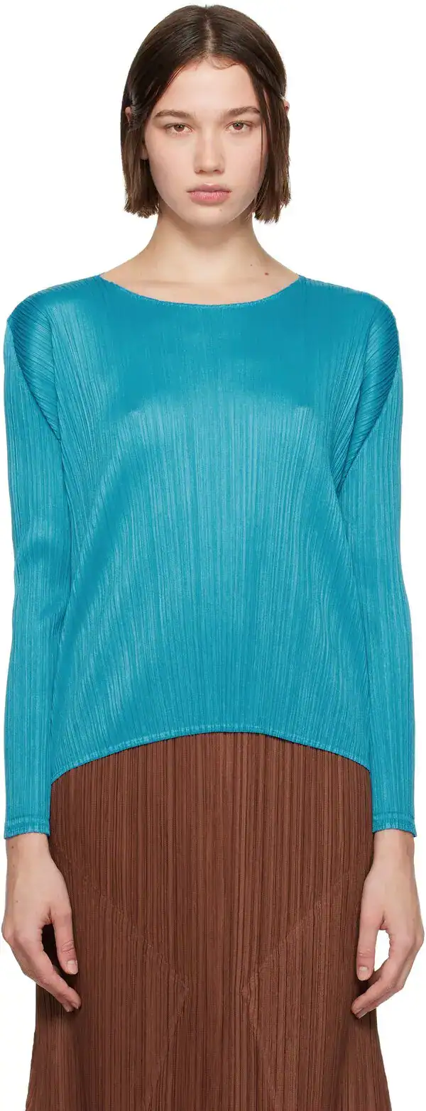 Issey Miyake Monthly Colors September Top - 71 Bright Blue  