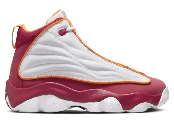 JORDAN Pro Strong Sneakers - White/cardinal Red/vivid Orange