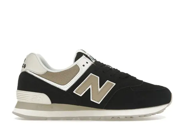 NEW BALANCE 574 Sneakers - Black/elephant/bone