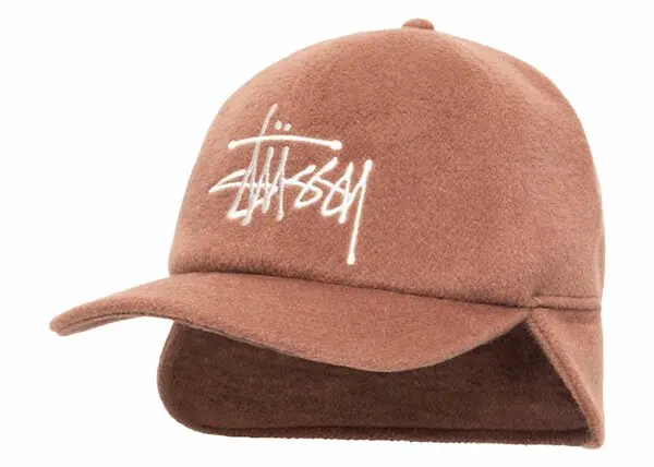 StÜssy Ear Flap Cap - Brown