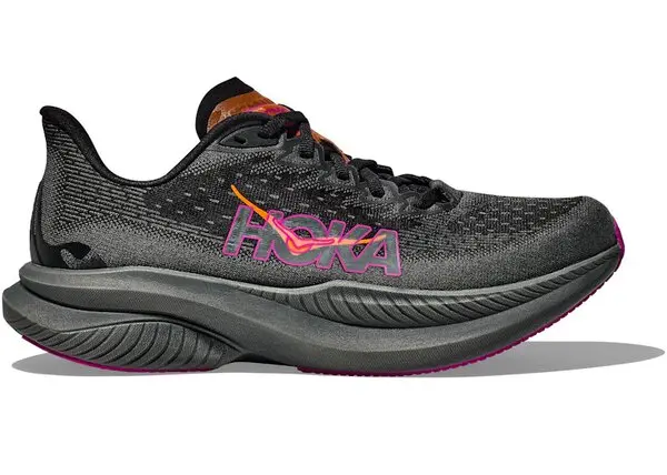 Hoka One One Mach 6 Sneakers - Black/fuchsia