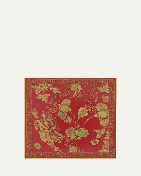 GINORI 1735 Oriente Italiano Rubrum Porcelain Placemats, Set Of 2 - Oi Rubrum