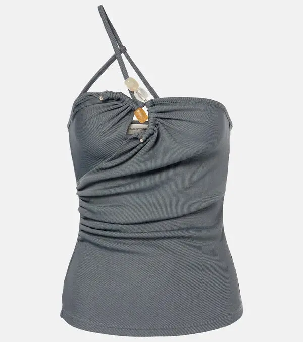 Christopher Esber Concave Stone Asymmetric Top