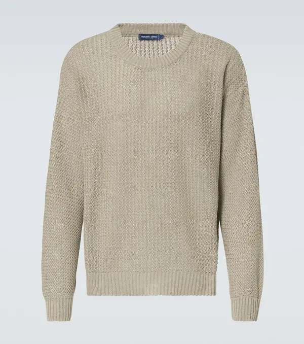 Frescobol Carioca Jardim Linen Sweater - Beige