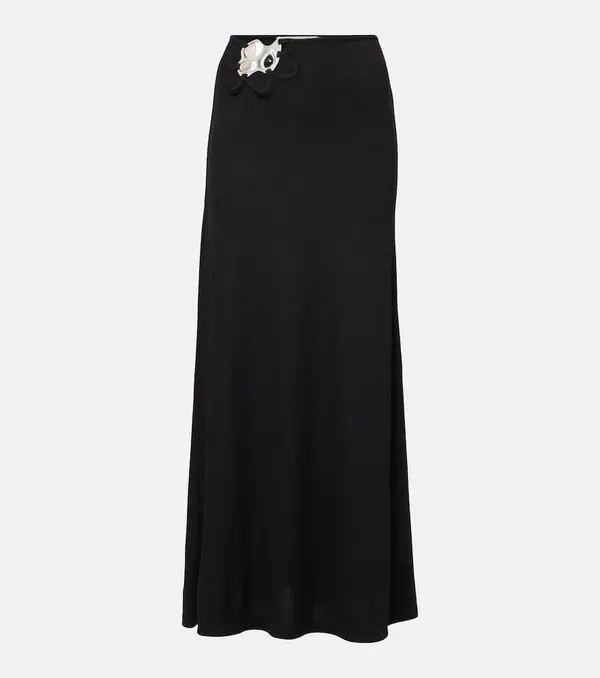 Christopher Esber Trio Stone Maxi Skirt - Black