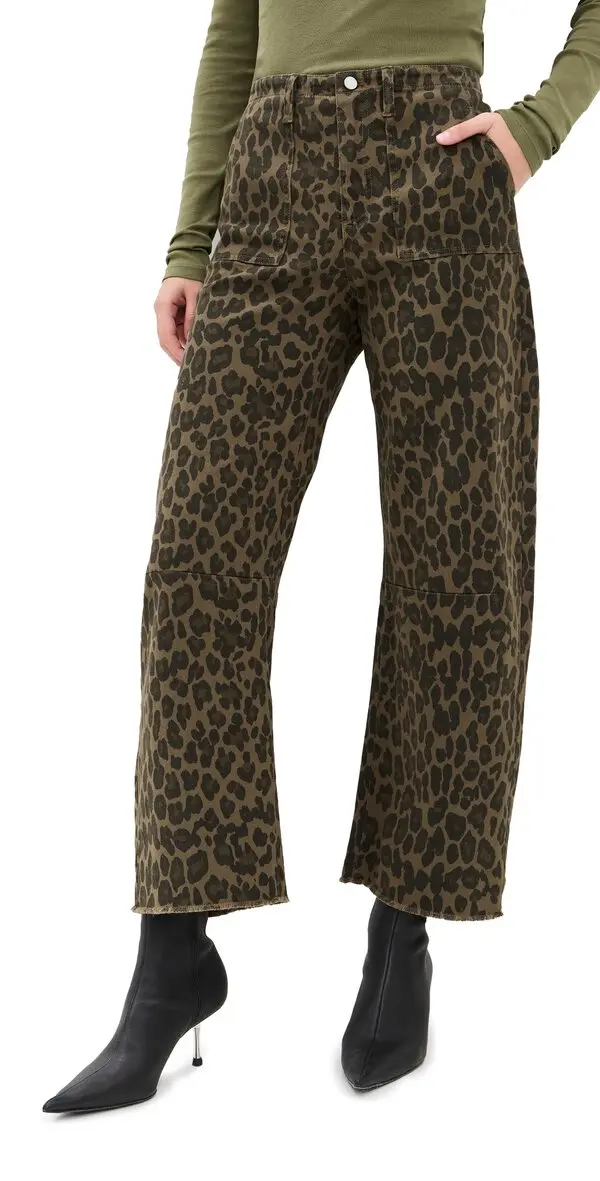 LE JEAN Utility Soft Barrel Jeans