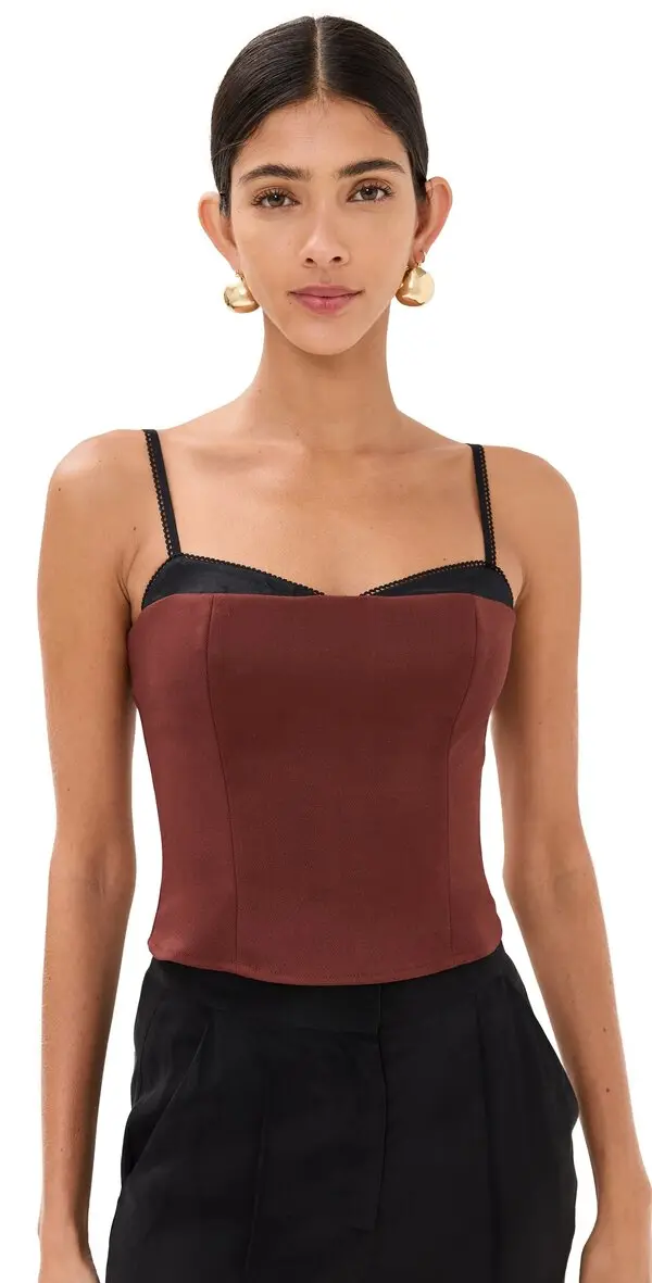 REFORMATION Melanie Top - Red