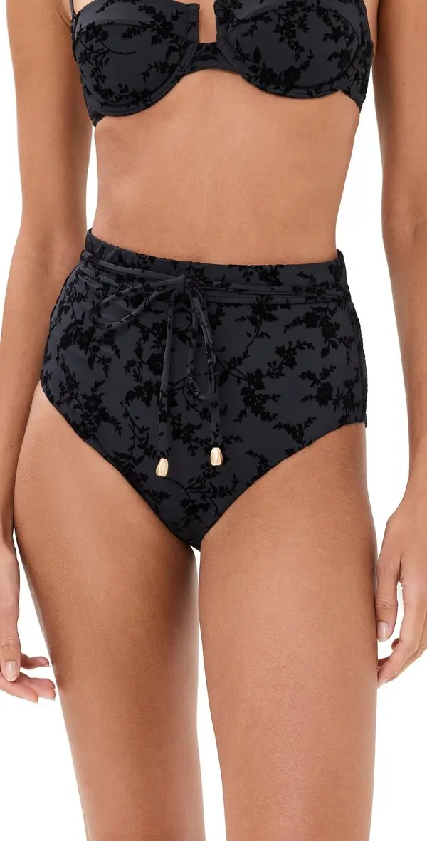 Zimmermann Wylie Textured High Waist Pants