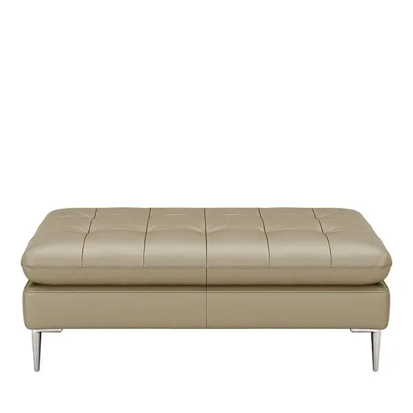 CHATEAU D'AX Corsica Bench Ottoman - Light Gray