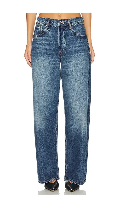 ANINE BING Manon Jeans - Mazarine Blue
