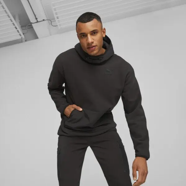 PUMA Classics Utility Relaxed Fit Hoodie - Black