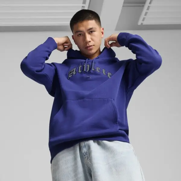 PUMA Graphics Athlete Hoodie - Lapis Lazuli