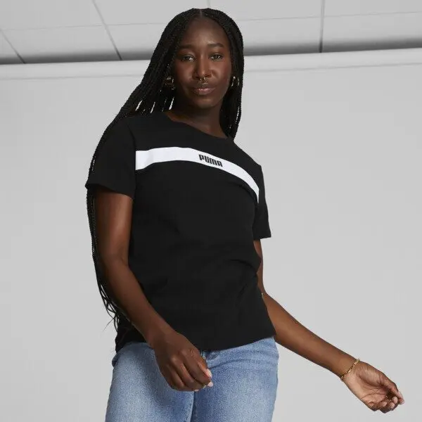 PUMA Upfront Line T-shirt - Black